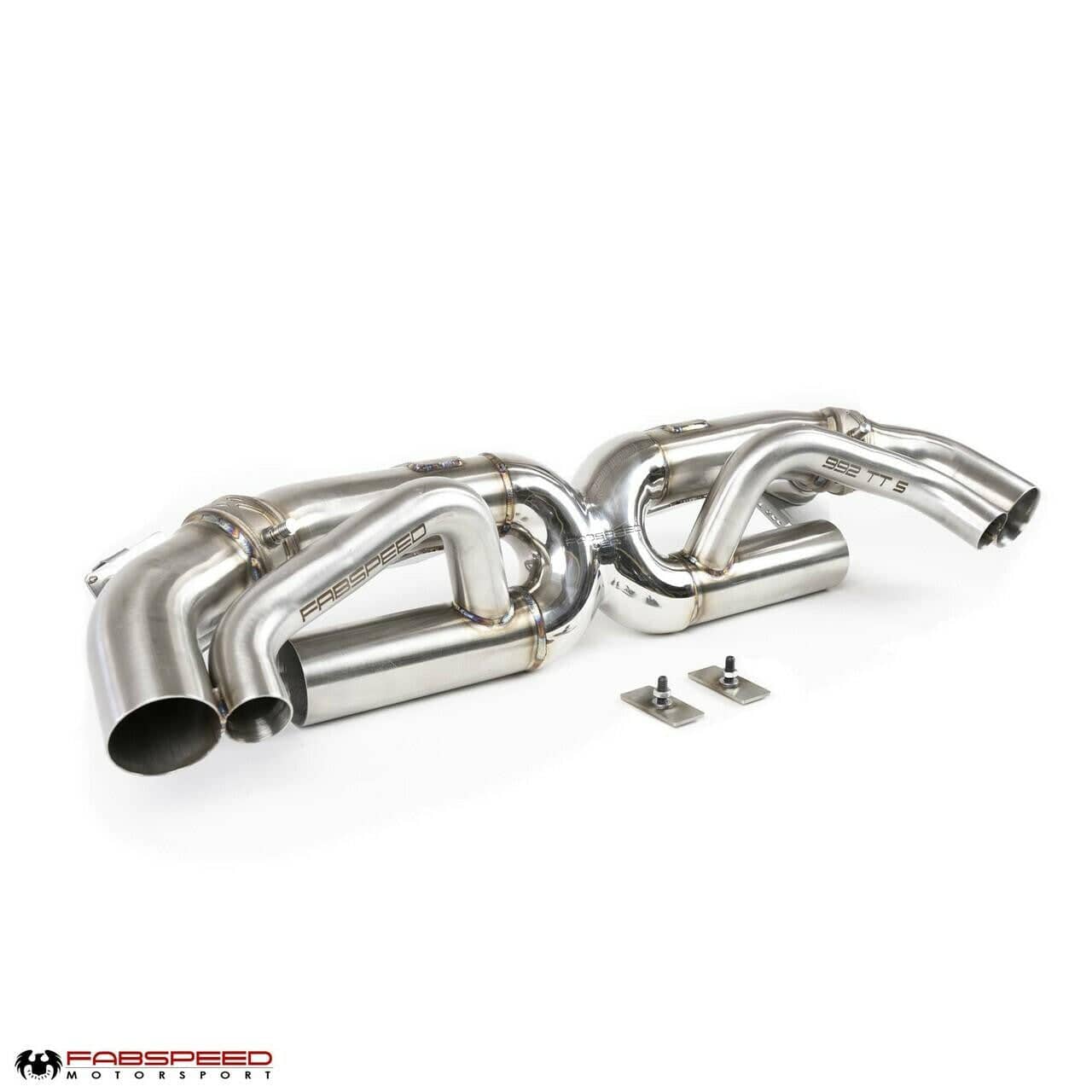 Fabspeed Porsche 992 Twin Turbo / Twin Turbo S Cat-Back Valvetronic Ma ...