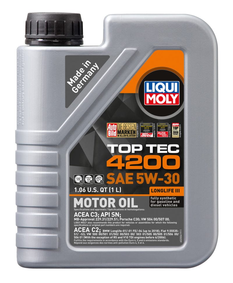 LIQUI MOLY 1L Top Tec 4200 New Generation Motor Oil SAE 5W30 – Kies ...