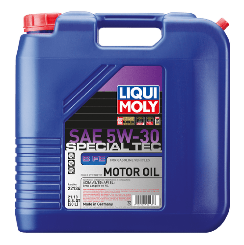 LIQUI MOLY 20L Special Tec B FE Motor Oil SAE 5W30 – Kies Motorsports