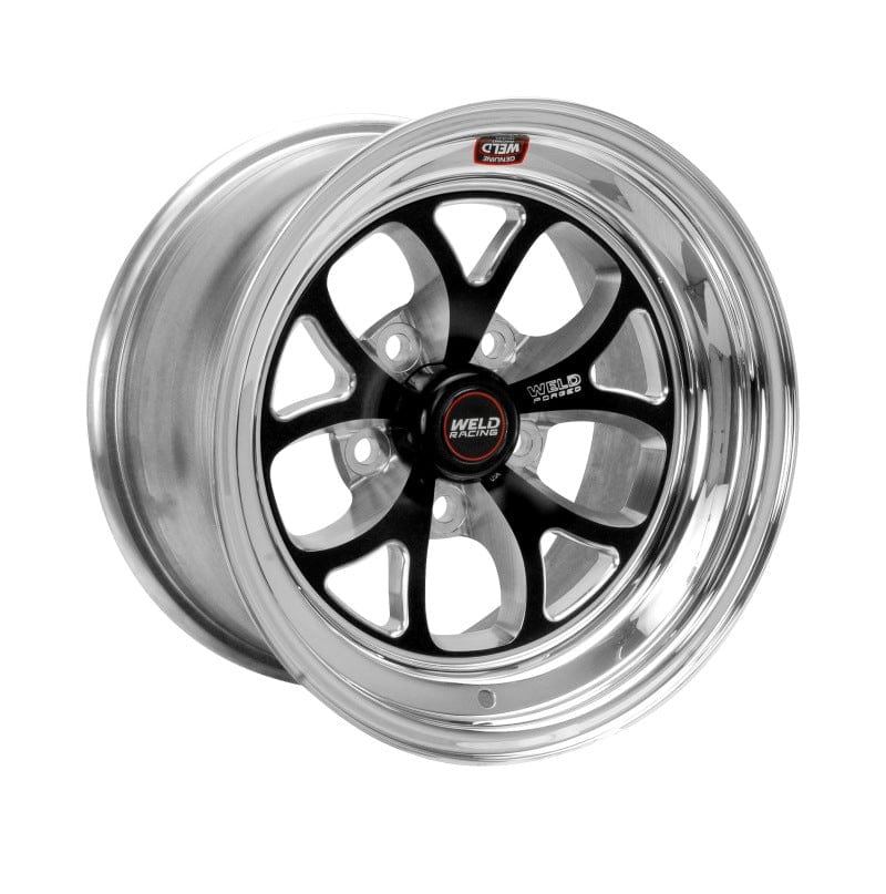 Weld S76 15x9.33 / 5x4.75 BP / 5.5in. BS Black Wheel (Medium Pad) - No ...