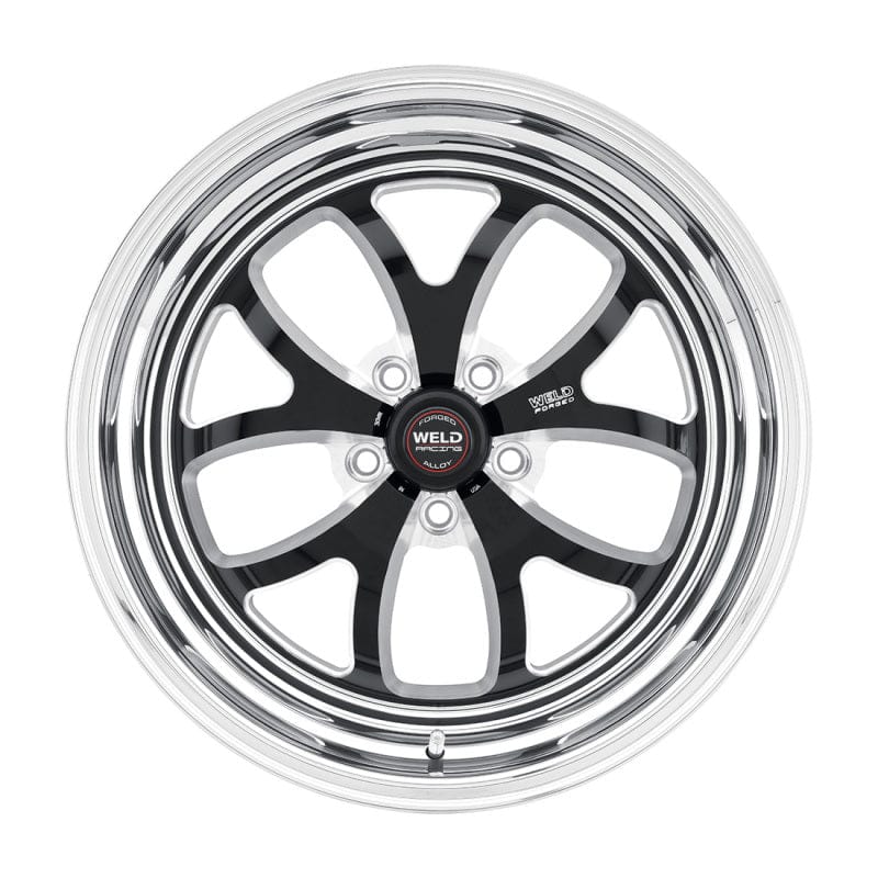Weld S76 15x9.33 / 5x4.75 BP / 5.5in. BS Black Wheel (Medium Pad) - No ...