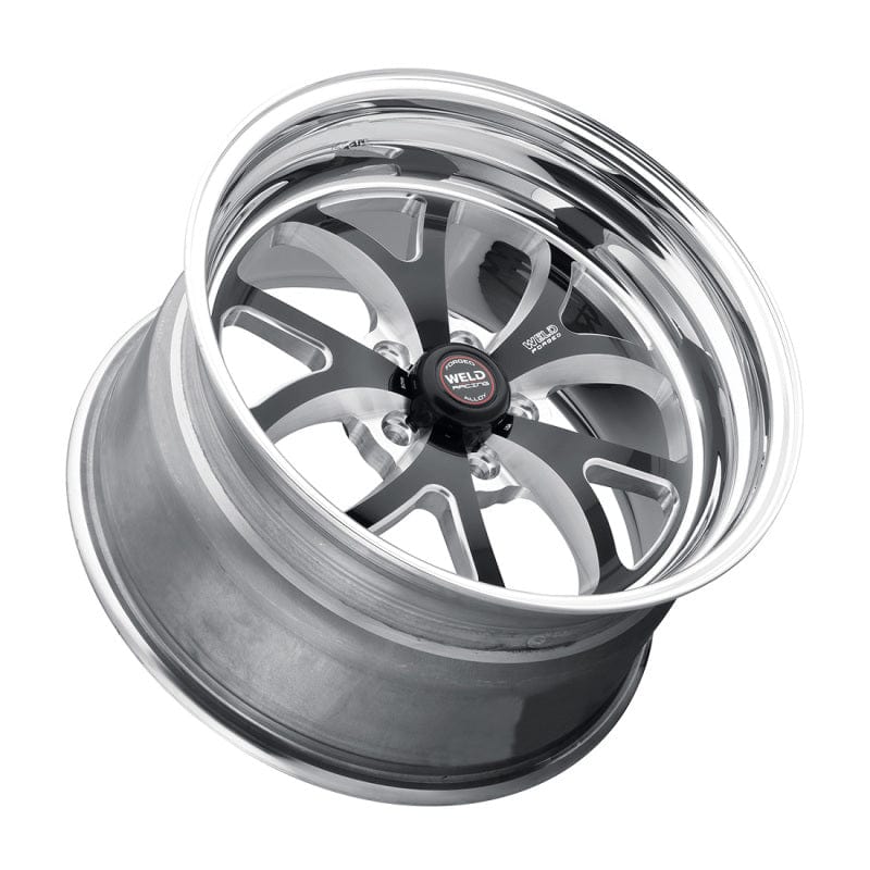 Weld S76 15x9.33 / 5x4.75 BP / 5.5in. BS Black Wheel (Medium Pad) - No ...