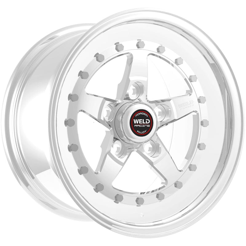 Weld Weldstar 15x14 / 5x4.75 BP / 3.5in. BS Polished Wheel - Non-Beadl ...